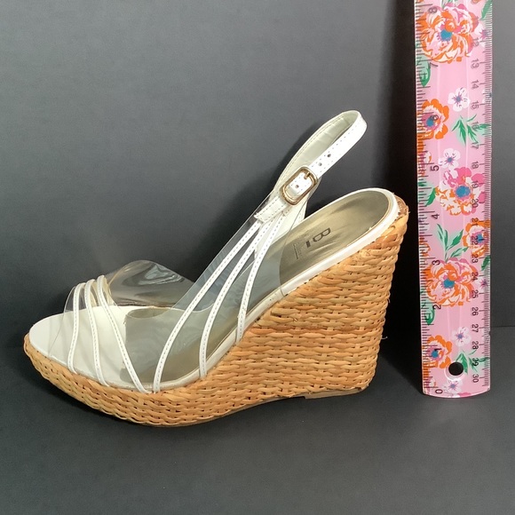 Baker | Shoes | Vintage Bakers Womens White Espadrille Strap Sandals ...